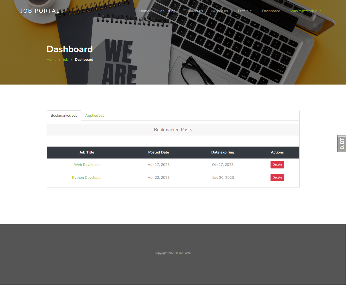 GitHub - Wasim-Afreeth-Z/Online-Job-Portal-Using-Python-Django: In this project we develop a web ...