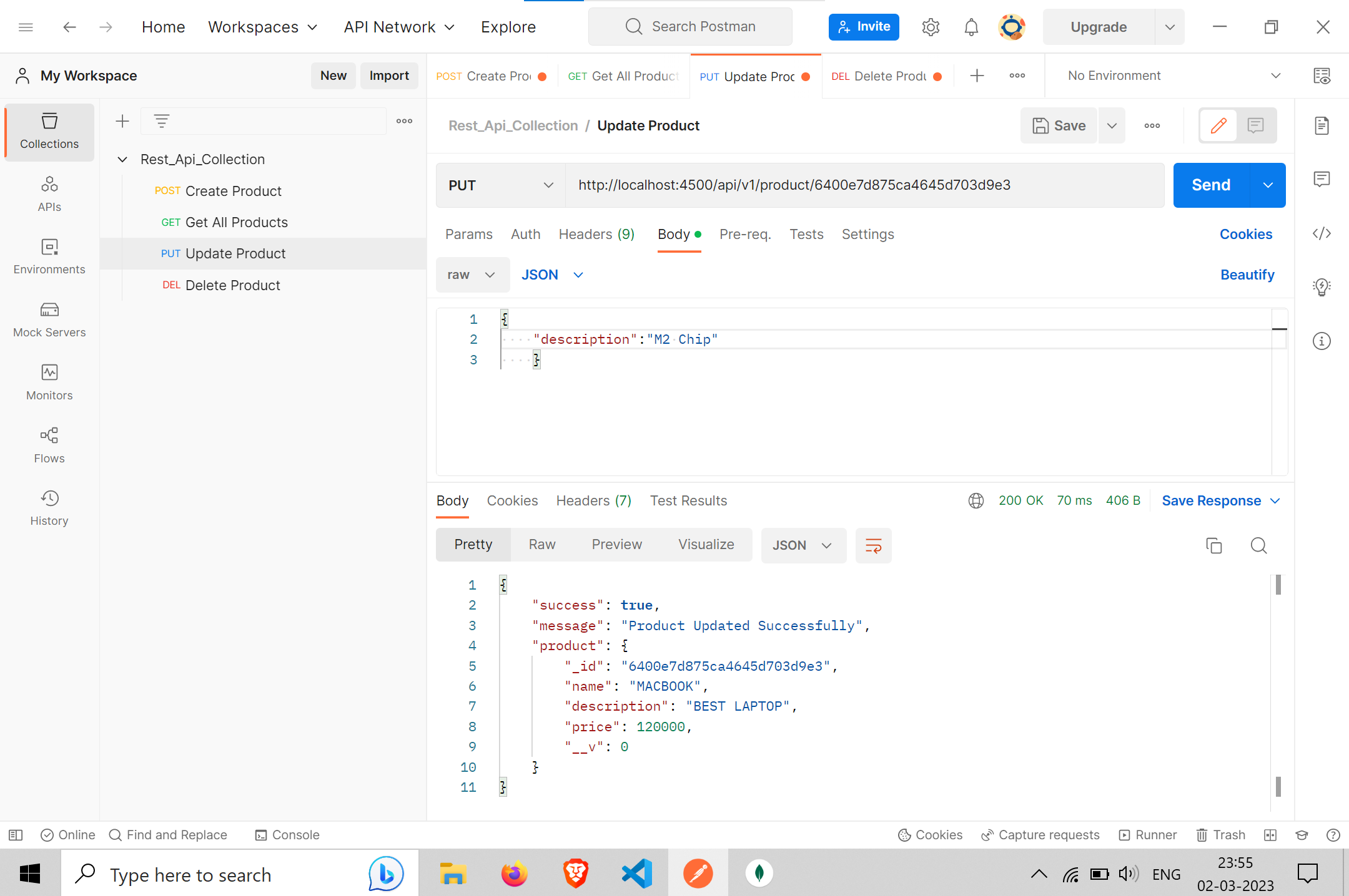 Github Ideepakgoswamirest Api This Is A Rest Api With Crud Operations Using Getpostputdelete