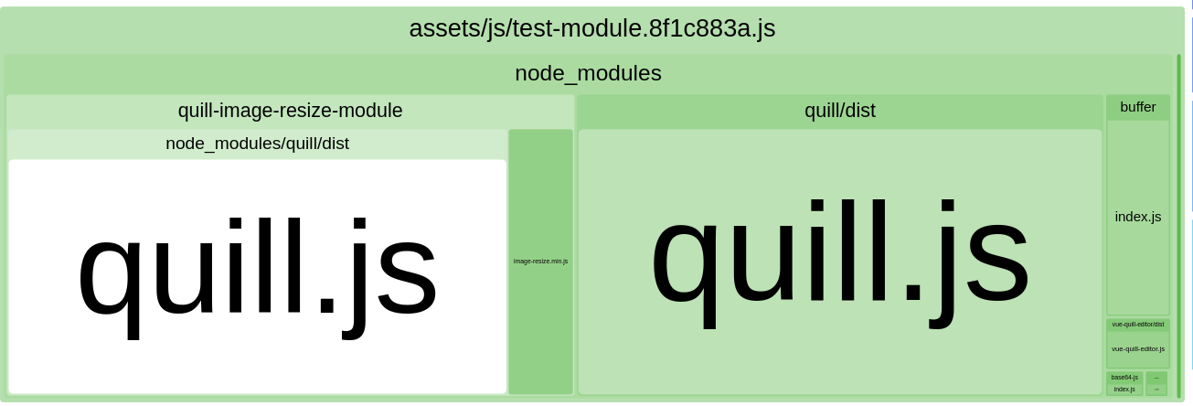 Bundle Issue when using resize-image · Issue #2506 · slab/quill · GitHub