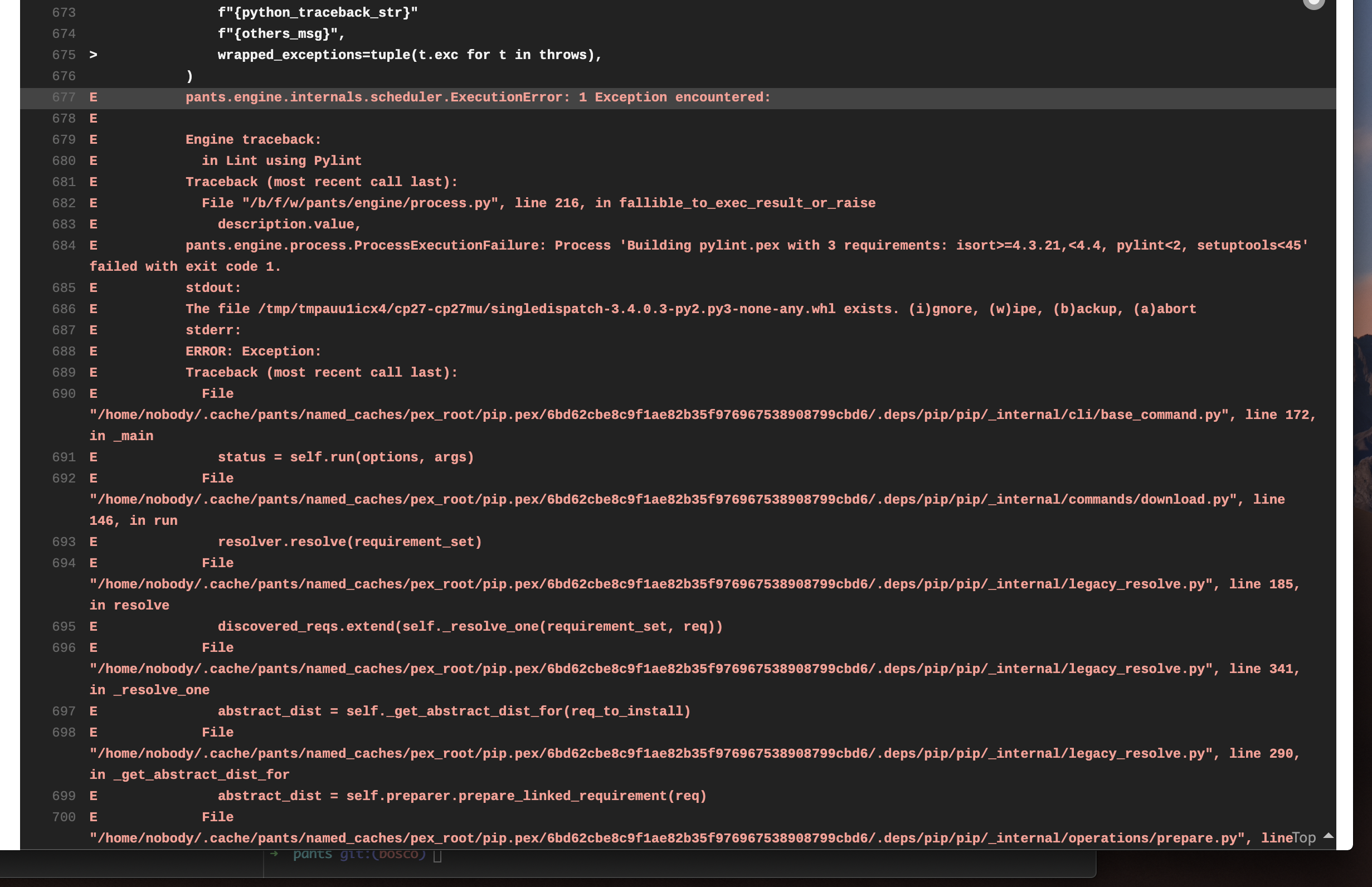 vendored pip prompts for user input · Issue #983 · pex-tool/pex · GitHub