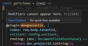 Elasticsearch routing pass at runtime using Typegoose with Mongoosastic · Issue #724 · typegoose ...