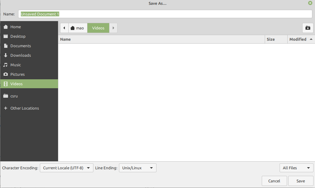 Filename textfield in the Save as dialog loses invisible focus when switching folders · Issue ...