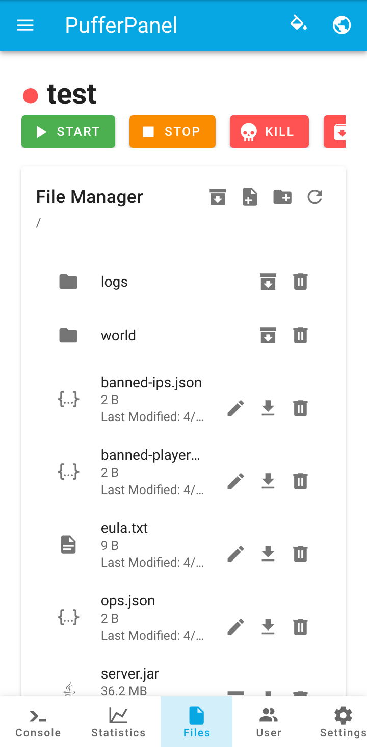 Server Page redesign · pufferpanel pufferpanel · Discussion #1023 · GitHub