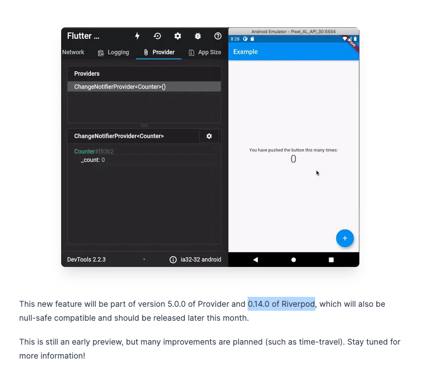 State of DevTools for Riverpod · Issue #798 · rrousselGit/riverpod · GitHub