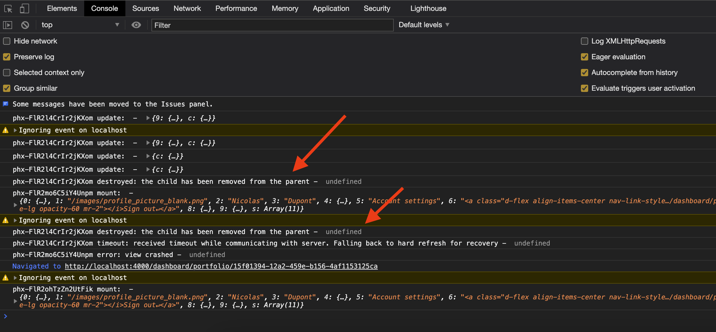push_redirect inside a LiveComponent crashes the new LiveView after a few seconds · Issue #1293 ...