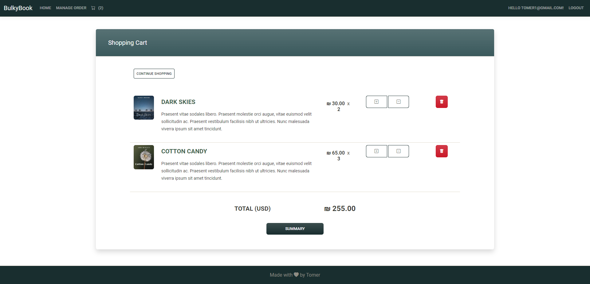 GitHub - tomerrim/BulkyBook