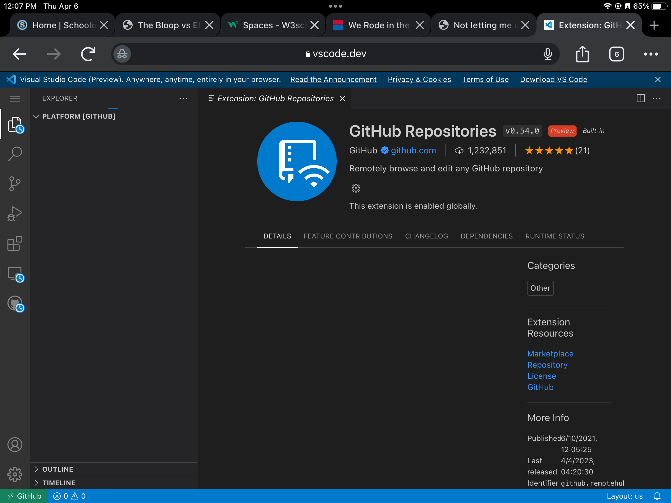 Not letting me upload/connect repository · Issue #321 · microsoft/vscode-remote-repositories ...