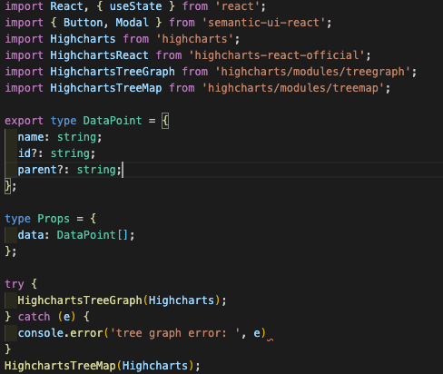Error Initializing Treegraph Module in React App · Issue #19079 · highcharts/highcharts · GitHub
