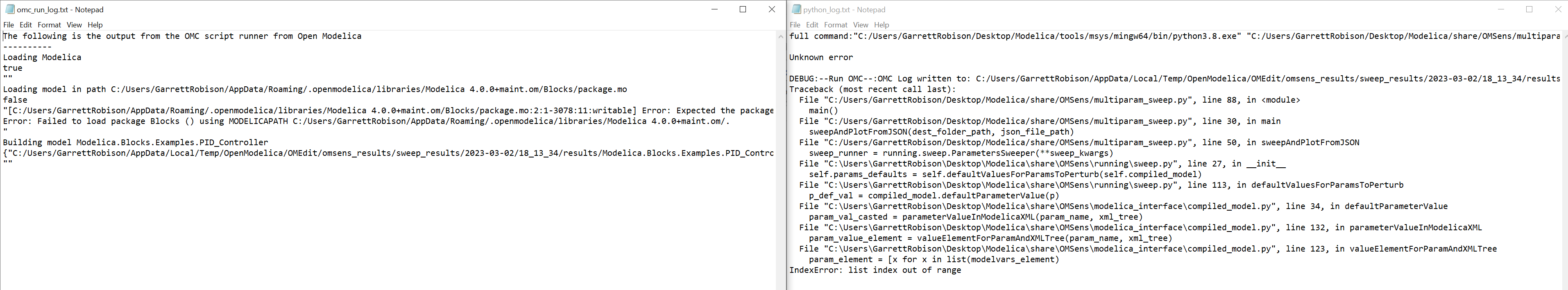 OMSens Sensitivity Optimization Tool Error: Doesn't run under any configuration · Issue #10308 ...