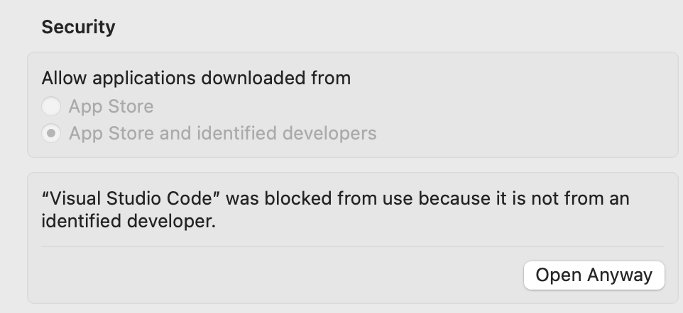 MacOS Ventura 13.2 won't open VSCode, tells me to move it to Trash. · Issue #176005 · microsoft ...
