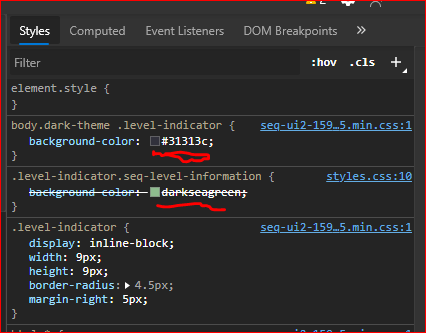 Base theme appears to override custom CSS · Issue #1002 · datalust/seq ...