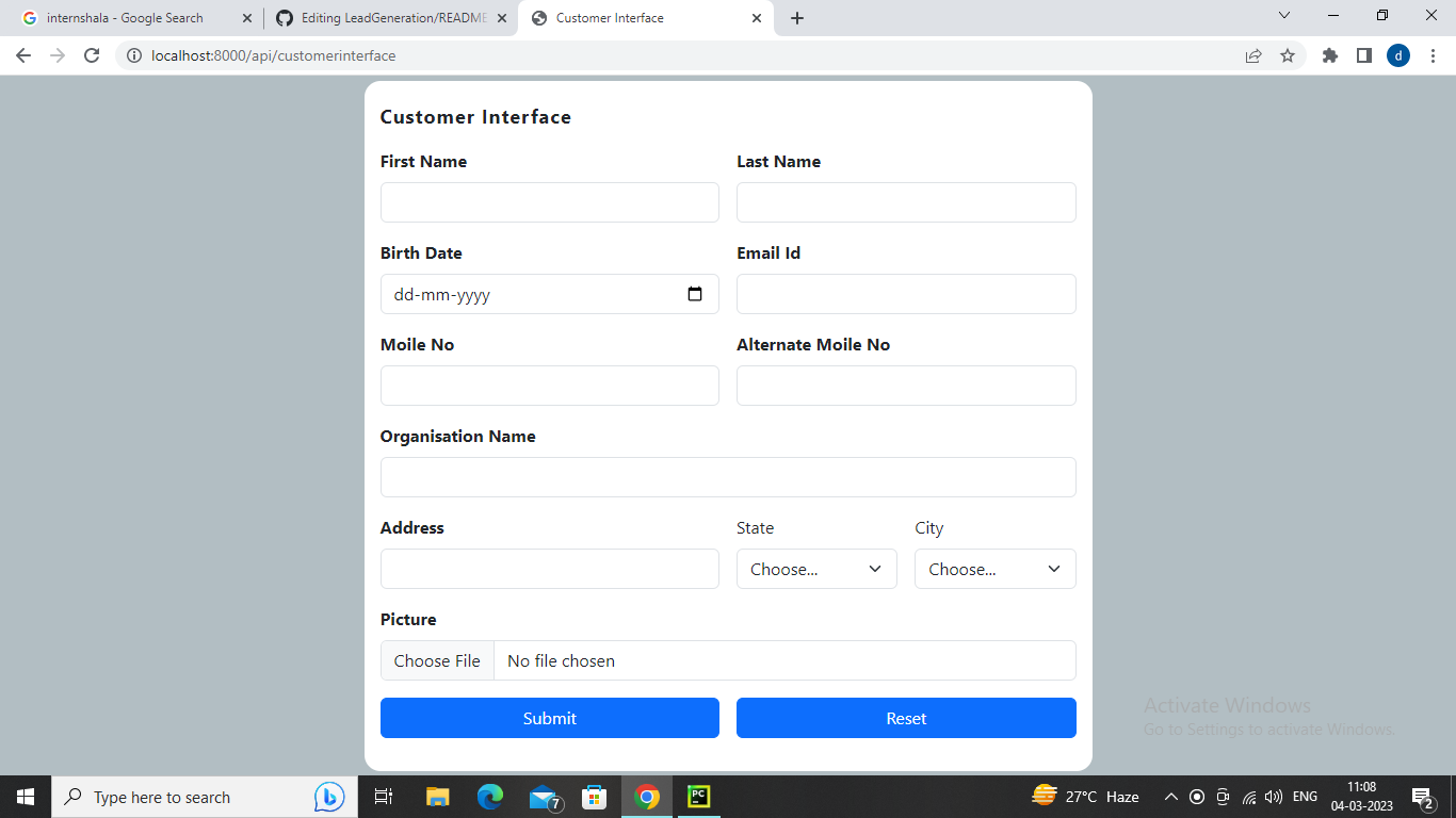 Github Divyapratap123 Leadgeneration This Project Is All About To