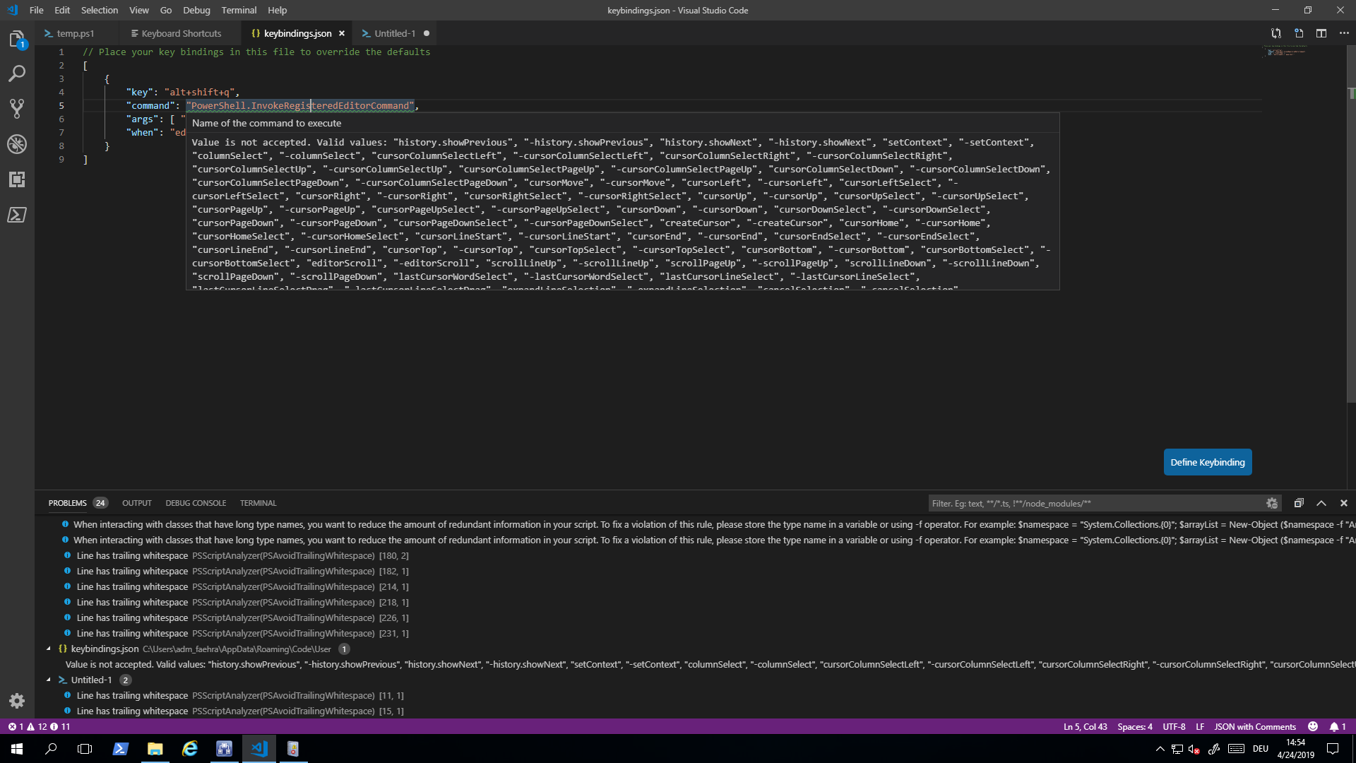Add "Apply All Suggested Fixes" command to apply all PSScriptAnalyzer fixes · Issue #397 ...