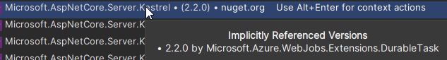 Microsoft Azure Webjobs Extensions Durabletask Depends On Now