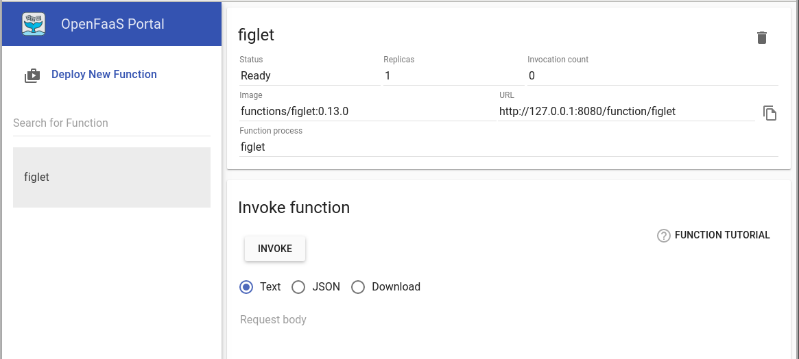 UI: tutorial panel for functions · Issue #890 · openfaas/faas · GitHub