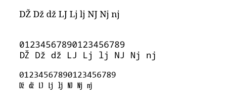 Support for Croatian Unicode digraph letters within (at least) T1 · Issue #723 · latex3/latex2e ...