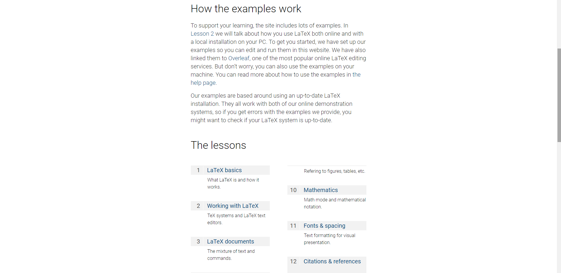 small text on web site(s) · Issue #27 · learnlatex/learnlatex.github.io · GitHub