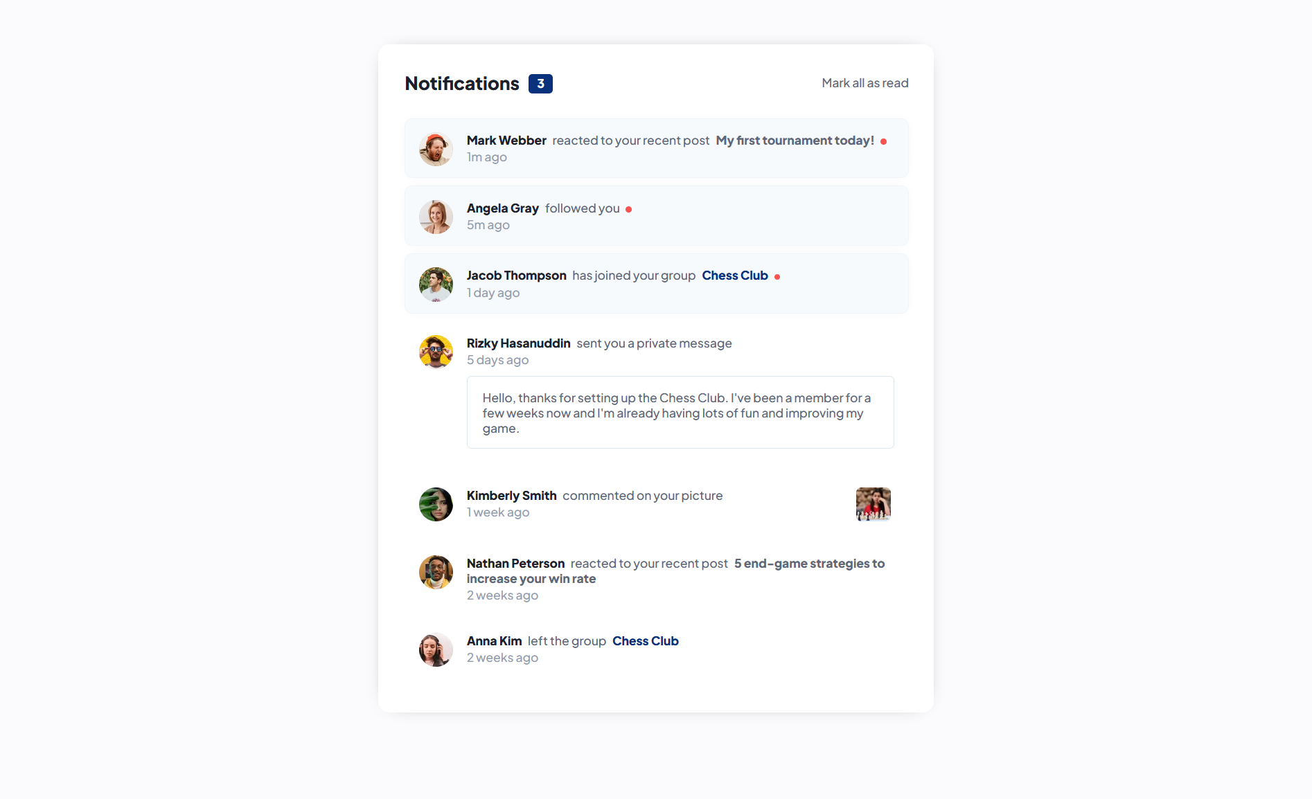 GitHub - rafal-pixel/notifications-page