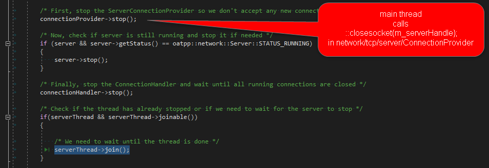 Crash When Stopping Server Due To Concurrently Accessing And Closing Windows Socket · Issue 718