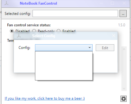 No configs appearing · Issue #270 · hirschmann/nbfc · GitHub