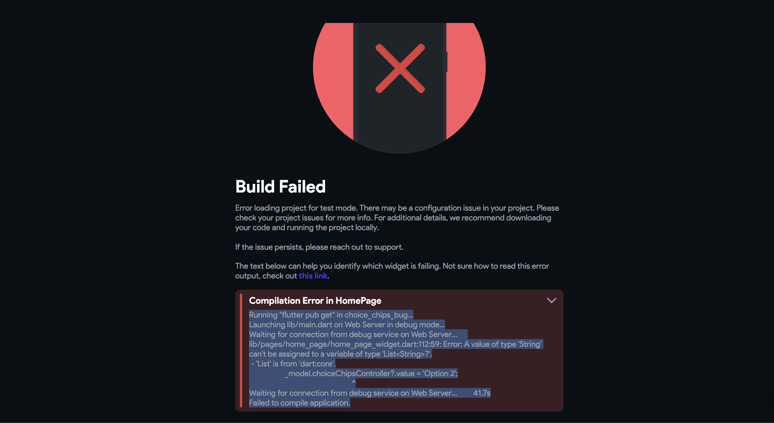 Choice Chip Set FormField Action is Broken · Issue #701 · FlutterFlow/flutterflow-issues · GitHub