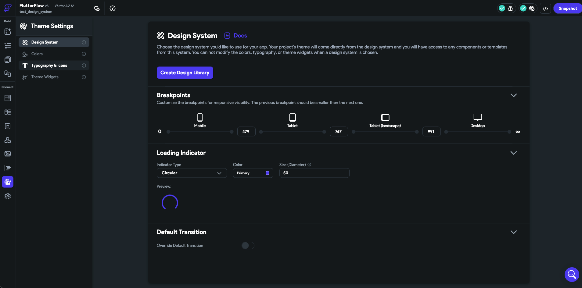 Design Library Missing · Issue 959 · Flutterflowflutterflow Issues · Github 