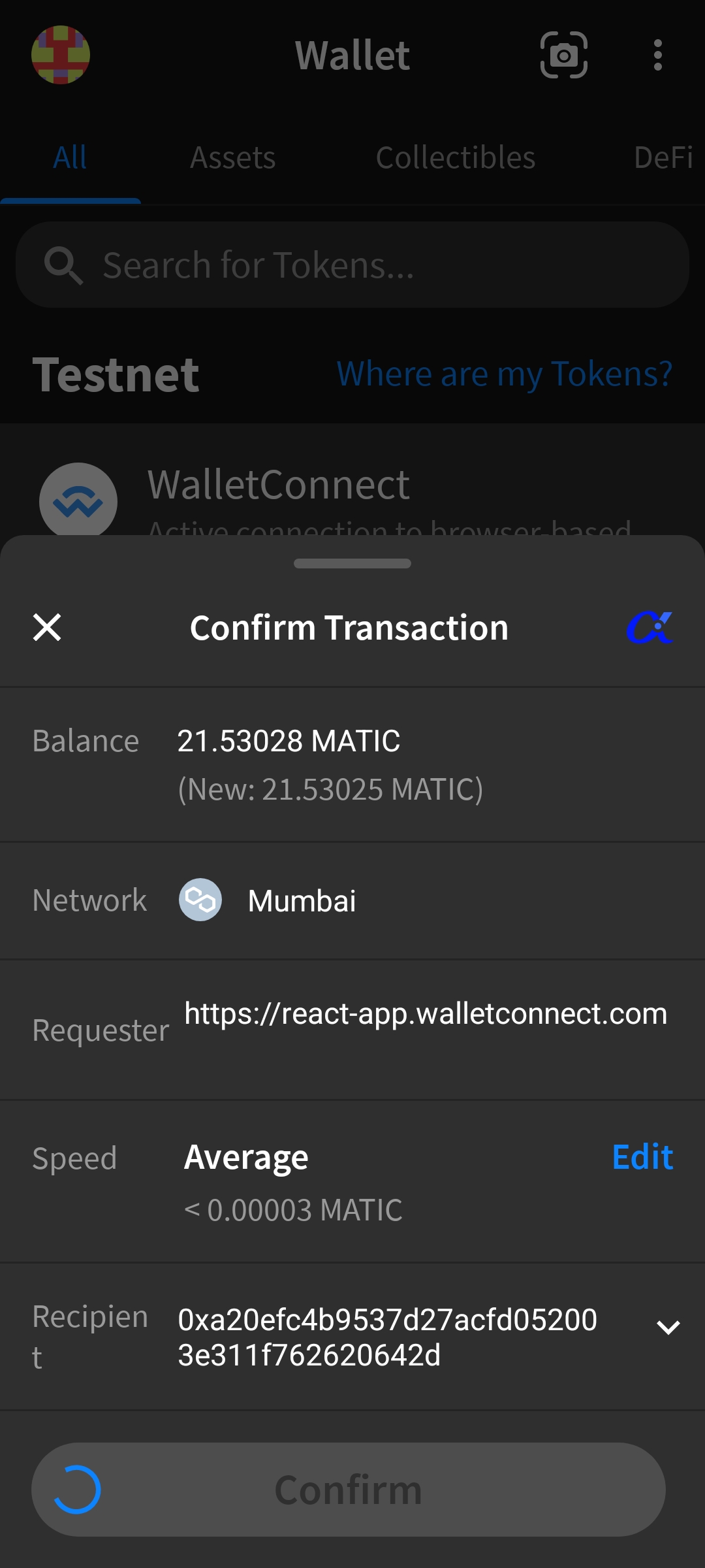 Transaction Dialog Normalisation · Issue 2959 · Alphawallet Alpha Wallet Android · Github