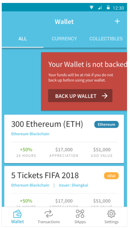 Implement slide-away warnings · Issue #762 · AlphaWallet/alpha-wallet-android · GitHub