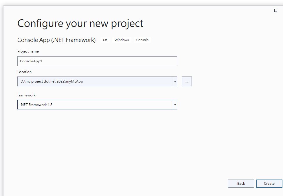 Visual Studio 2022 create project C# Console dot net 6.0 was missing from selection · Issue ...