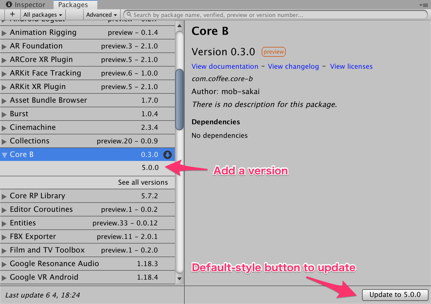 Updatable indicator · Issue #26 · mob-sakai/UpmGitExtension · GitHub