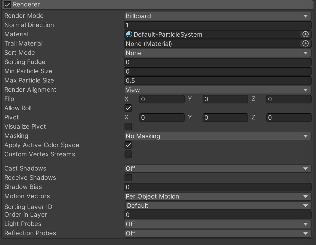 Particles not visible in android build on some devices. Universal ...