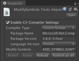 GitHub - mob-sakai/CSharpCompilerSettingsForUnity: Change the C# compiler (csc) used on your ...