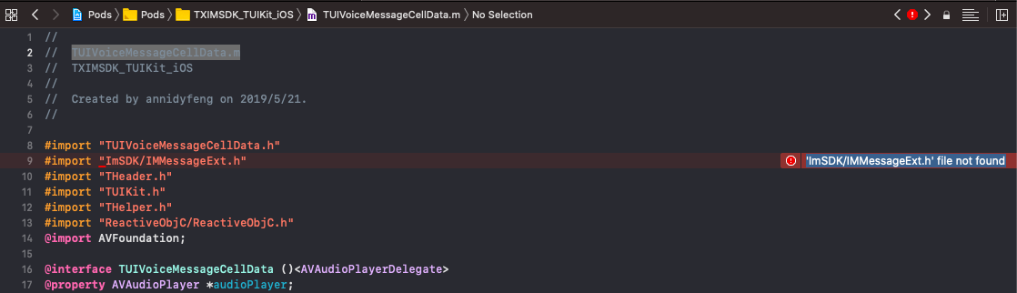 【iOS】-【4.6.1】：pod引入项目无法build · Issue #509 · TencentCloud/TIMSDK · GitHub
