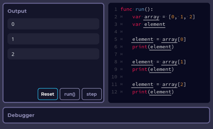 Lesson 18 How For Loops Work third example reset bug · Issue #798 · GDQuest/learn-gdscript · GitHub