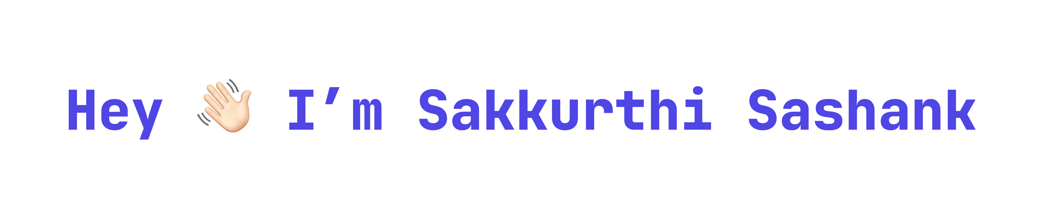 sakkurthi-sashank (Sakkurthi Sashank) · GitHub