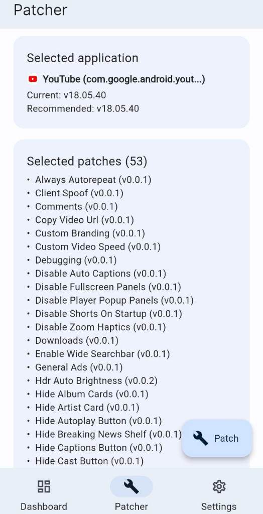 bug: 'integrations' did not succeed previously · Issue #801 · ReVanced/revanced-manager · GitHub