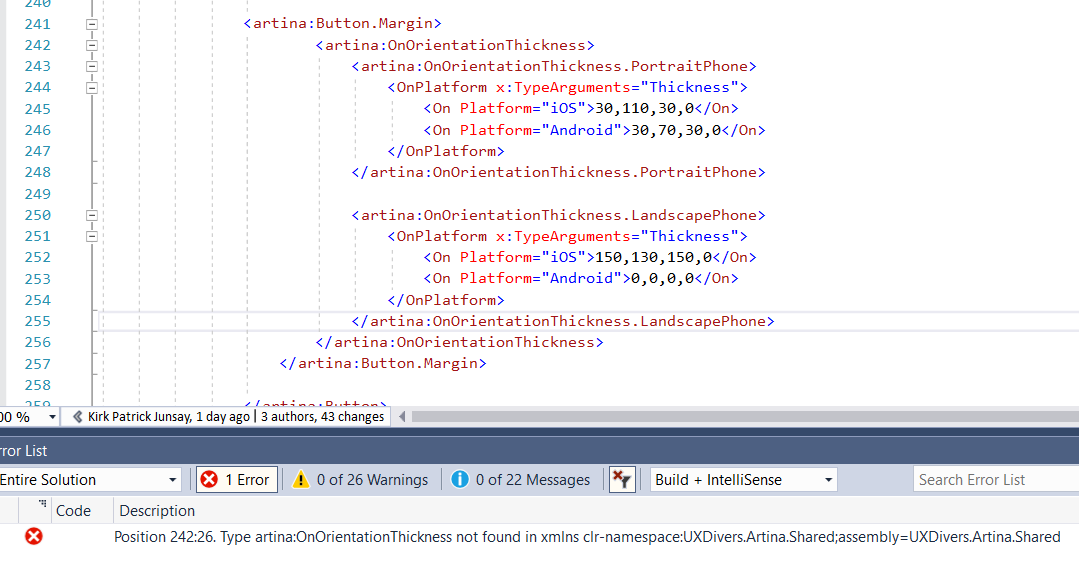 Margin for Button using OnIdiom and OnPlatform · Issue #320 · UXDivers/Grial-UI-Kit-Support · GitHub
