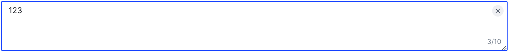 textarea 组件清空按钮的位置和字符长度重叠 · Issue #1545 · arco-design/arco-design-vue · GitHub