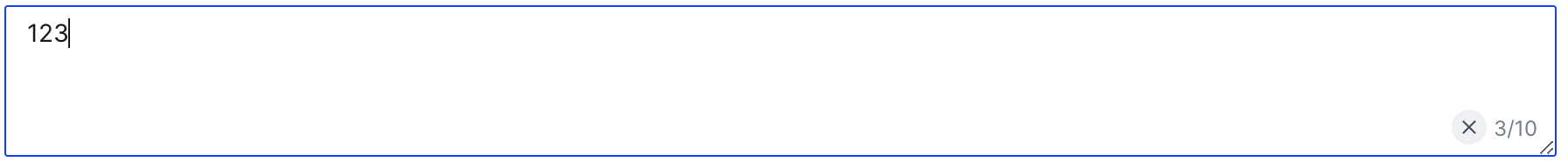 textarea 组件清空按钮的位置和字符长度重叠 · Issue #1545 · arco-design/arco-design-vue · GitHub