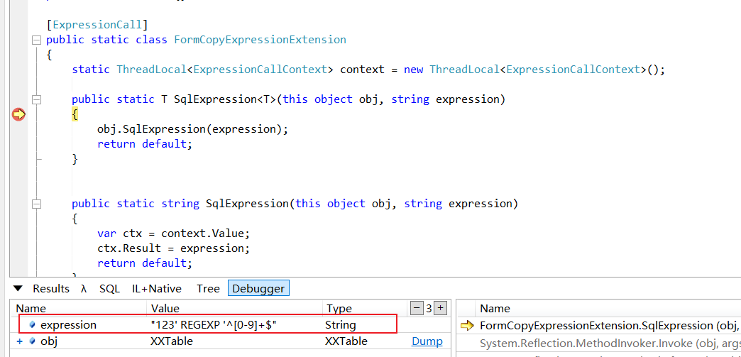 表达式扩展方法当传入的字符串首尾为单引号时，单引号被吞 · Issue #1575 · dotnetcore/FreeSql · GitHub