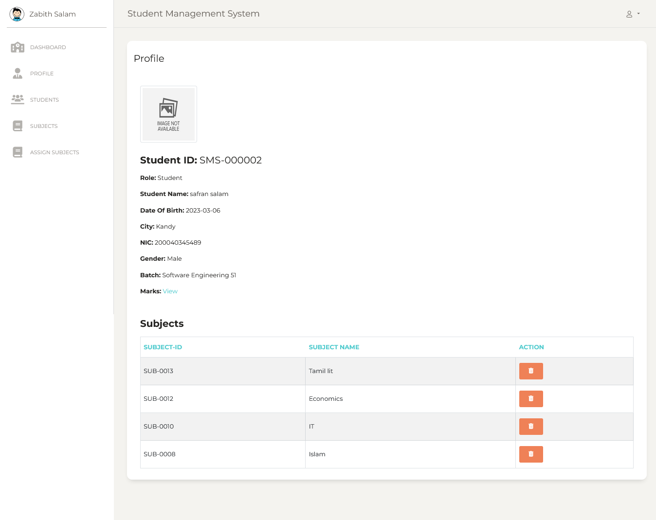 GitHub - ZabithSalam/StudentManagementSystem: This is a Laravel project