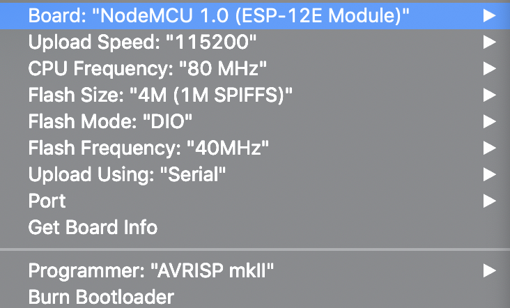 NodeMCU 1.0 (ESP-12E Module) still not available in Arduino IDE. · Issue #928 · SpacehuhnTech ...