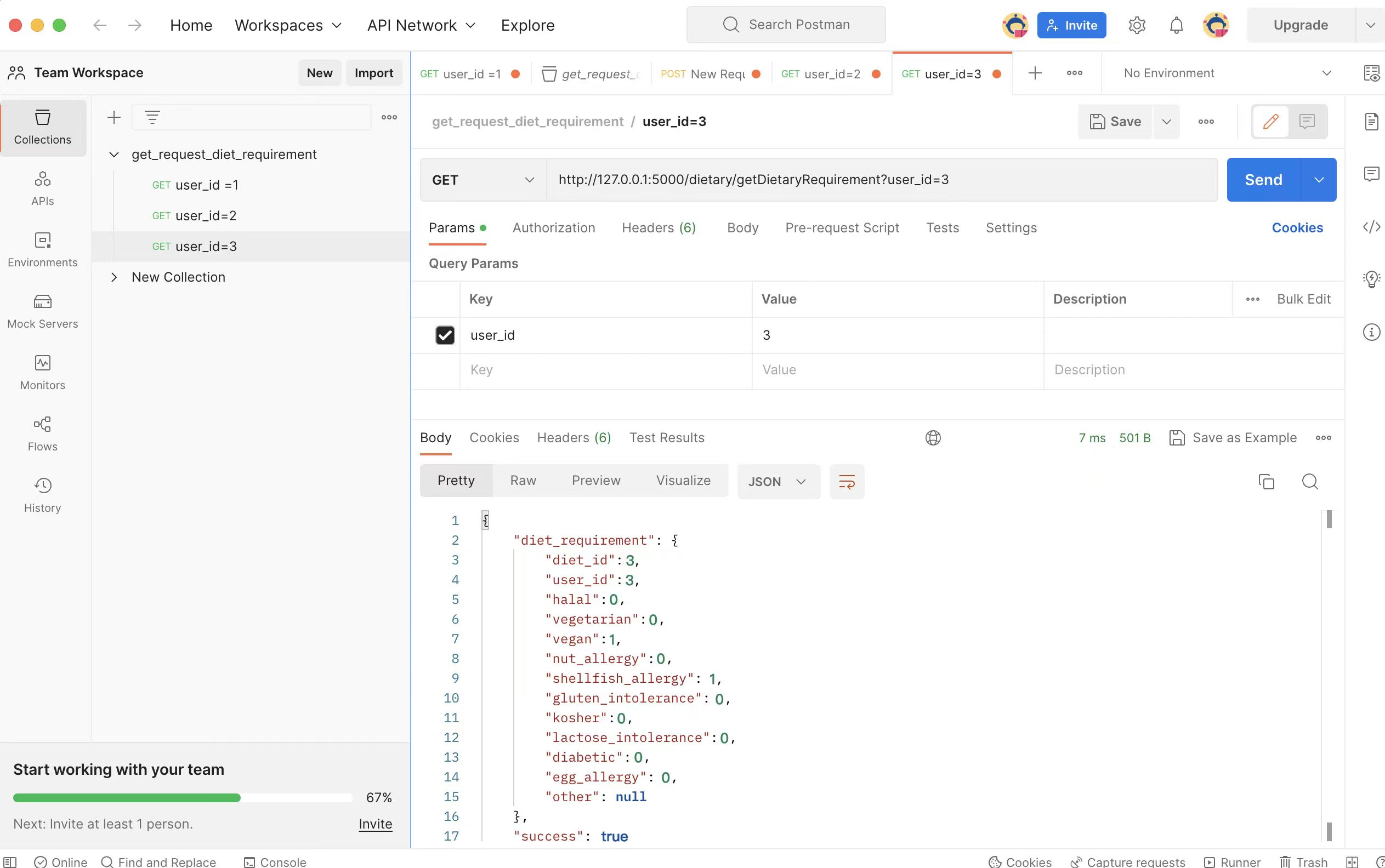Implement GET request for dietary requirements · Issue #17 · TechlauncherFireApp/backend · GitHub