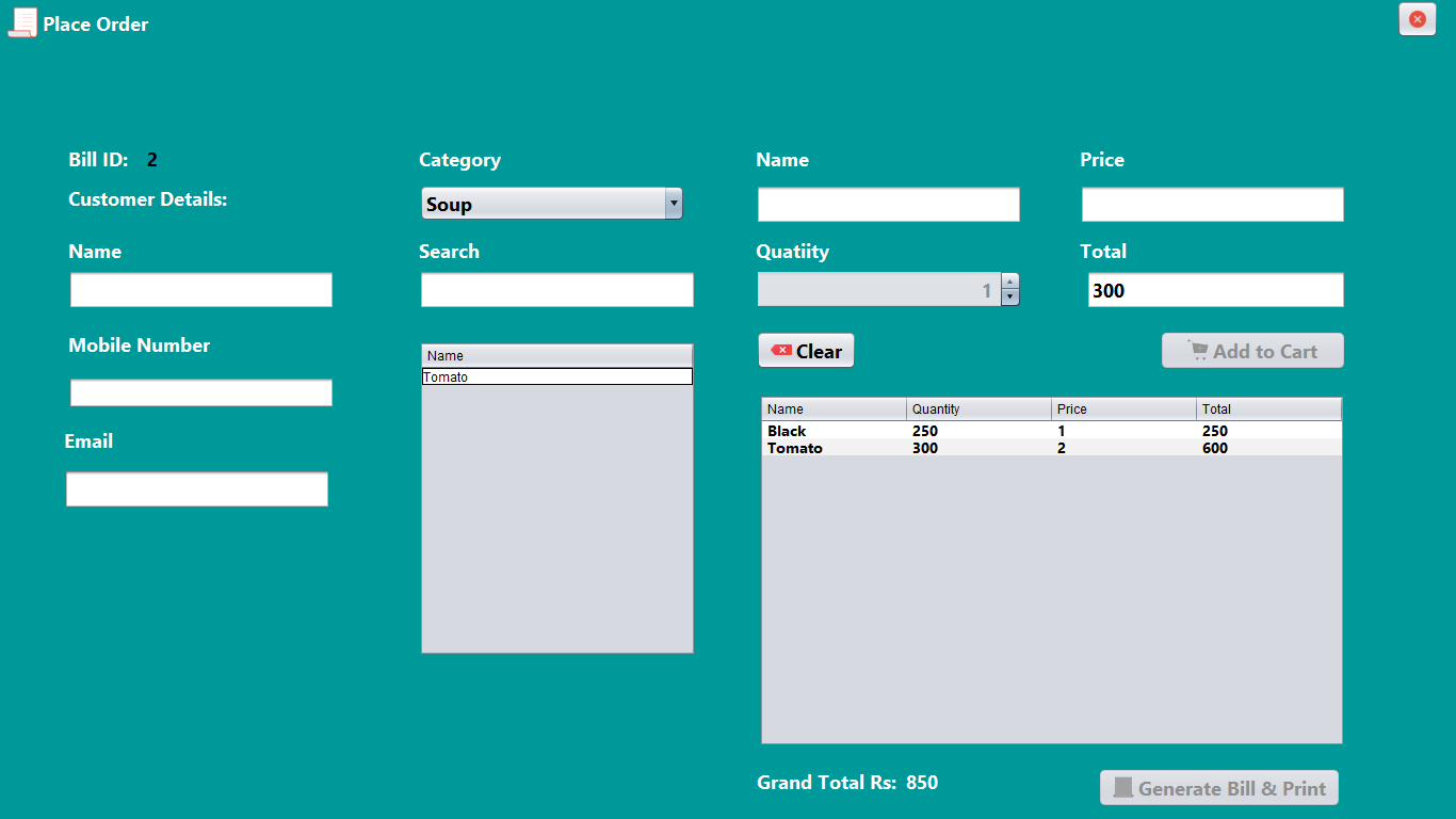 GitHub - shubhampandey7/CafeManagementSystem: A full stack application ...