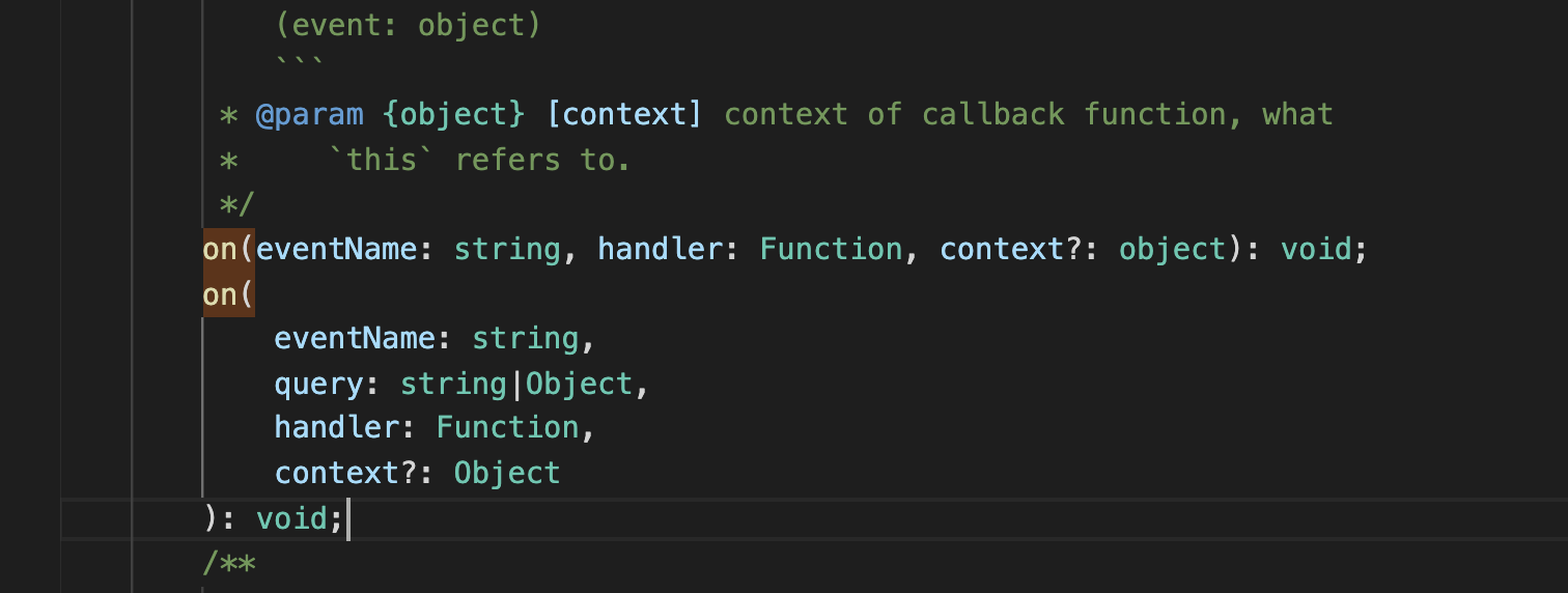 Typescript Echartsinstanceon Function Declare Not Support Query Param Need Add A Function 4061