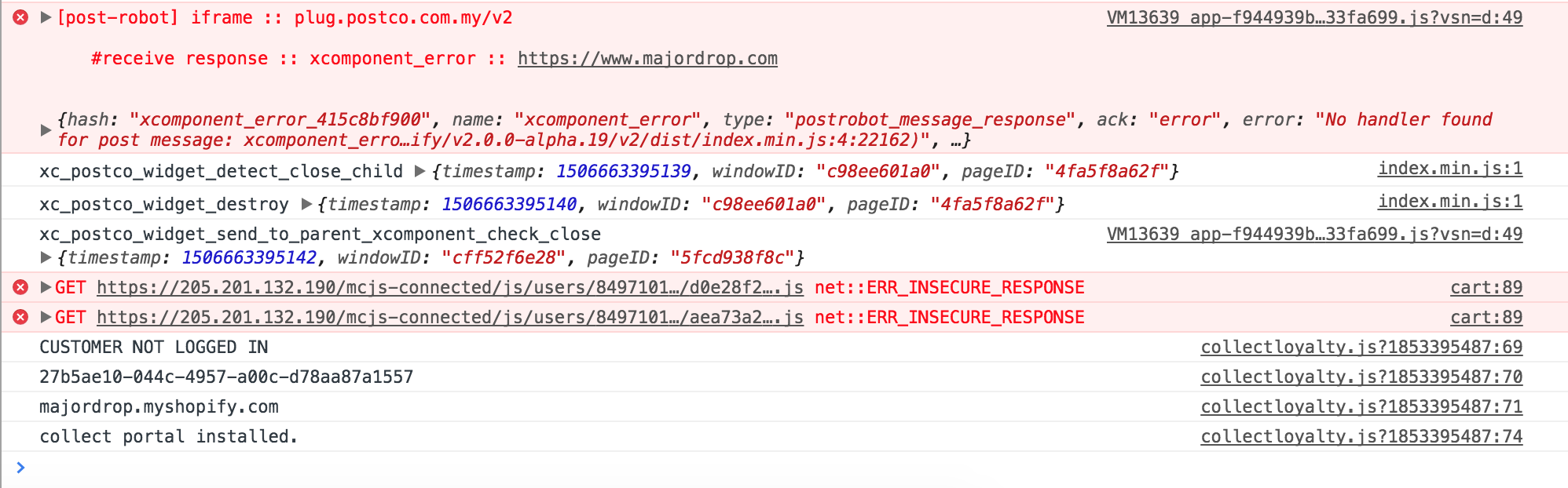 No handler found for post message · Issue #121 · krakenjs/zoid · GitHub