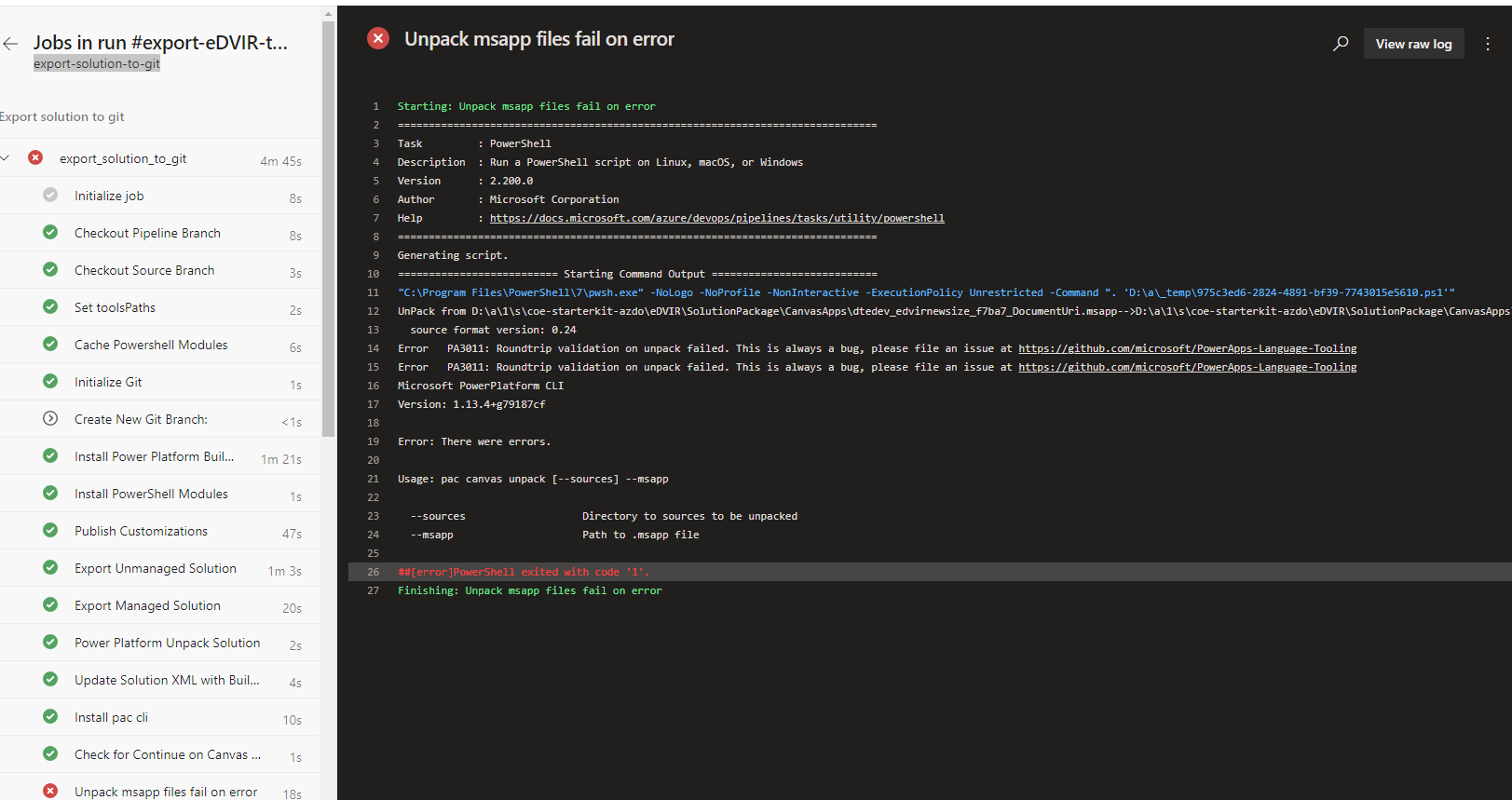 Unpack msapp files fail on error · Issue #372 · microsoft/PowerApps ...