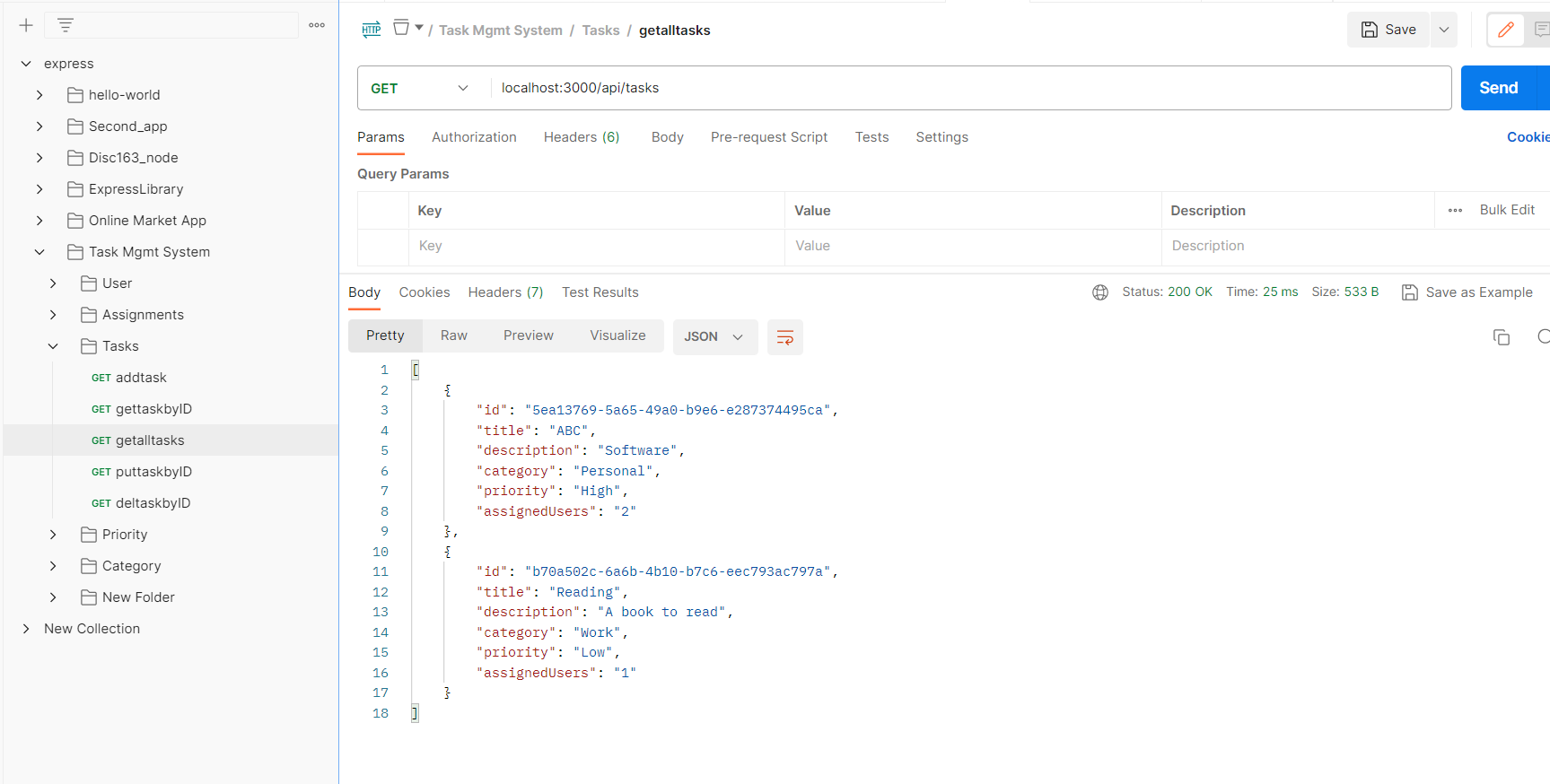 Mini Project - Express - Backend - Online Marketplace Application - Task Management System ...