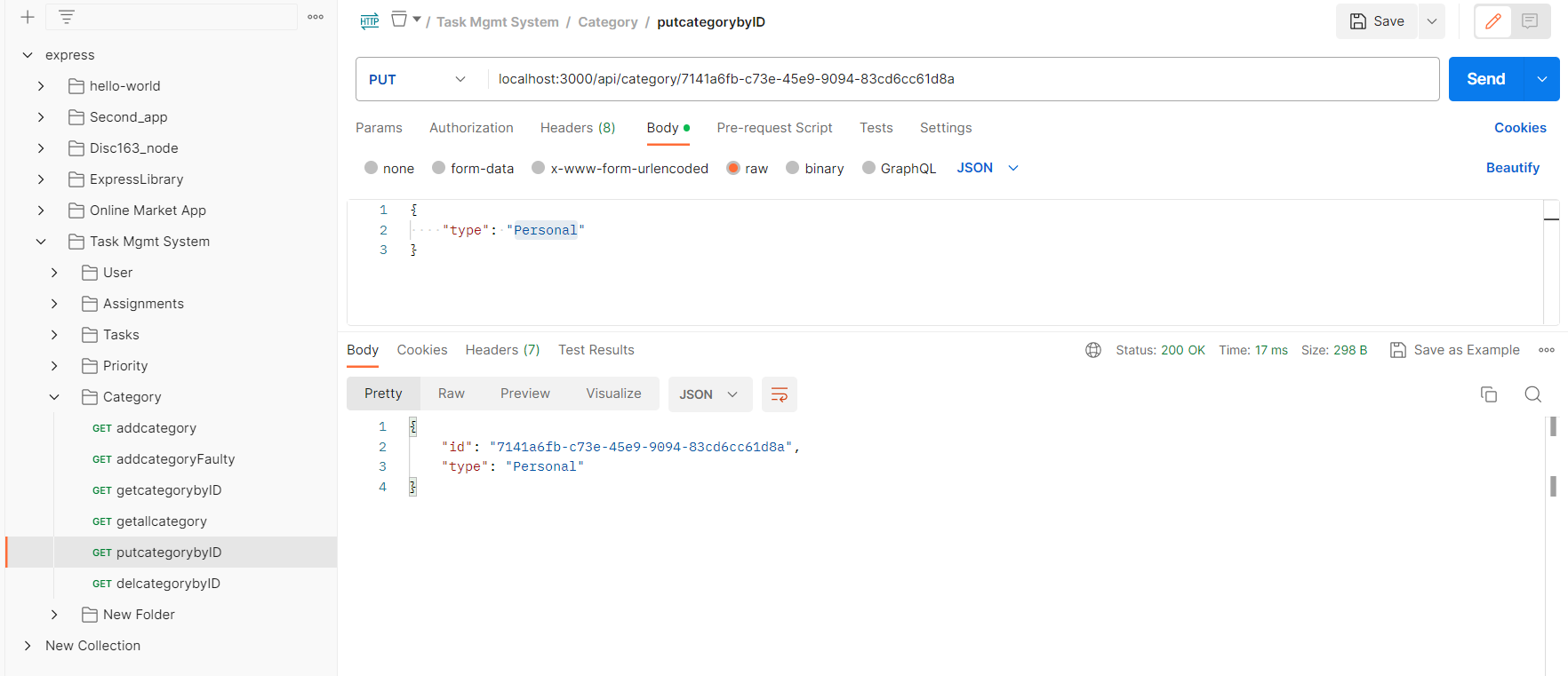Mini Project - Express - Backend - Online Marketplace Application - Task Management System ...